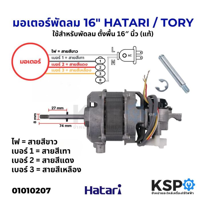 Hatari Hatari fan motor/Tory 16″ inch floor standing fan motor (genuine ...