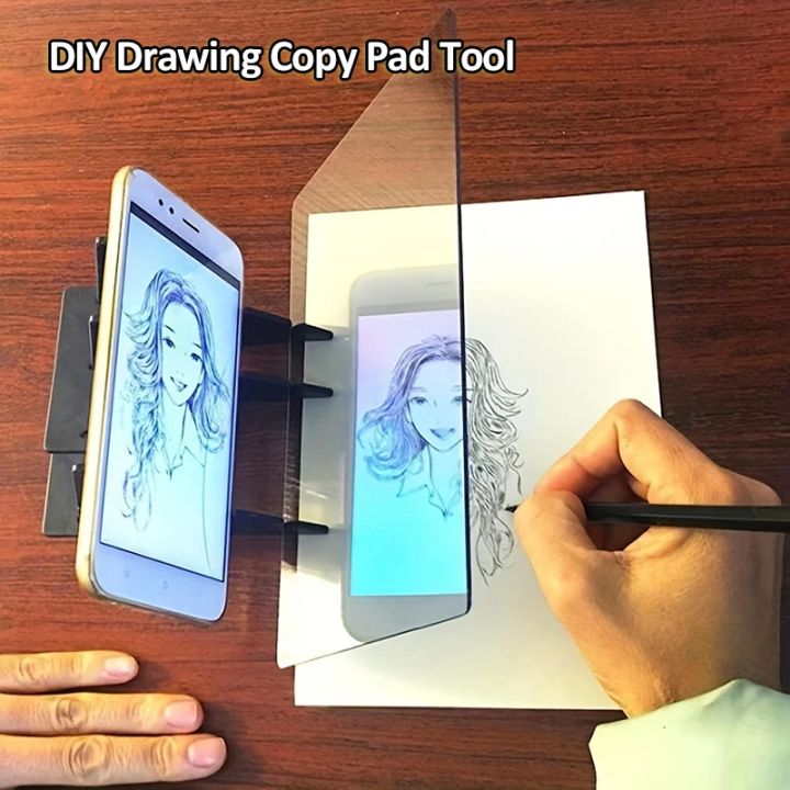 Optical Image Drawing Board Easy Tracing Drawing Sketching Tool DIY ...