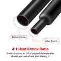 1M 4:1 Heat Shrink Tube With Glue Thermoretractile Heat Shrinkable Tubing Dual Wall 4/6/8/12/16 ...