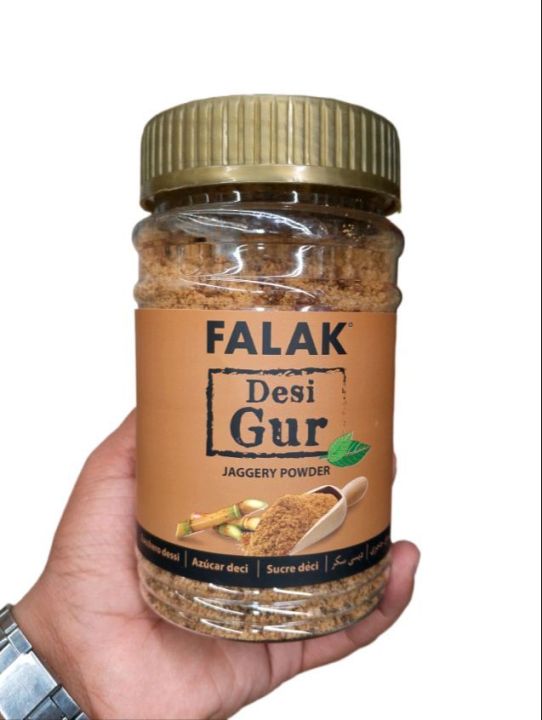 FALAK desi gur / Jaggery Powder / desi shakar / shakar ( 500gm ) | Daraz.pk