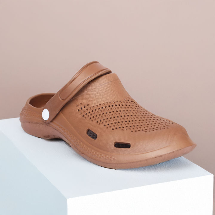 Men’s Casual EVA Clogs – Brown Color, Lightweight & Comfortable ...