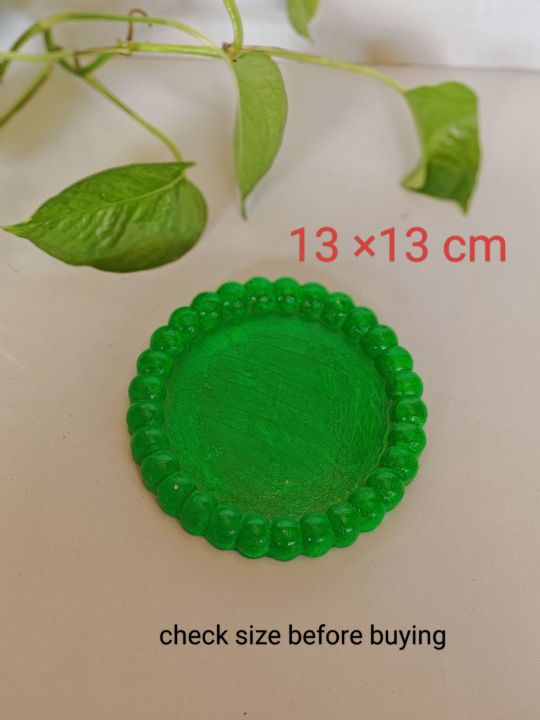 1 PC 13x13 cm round bubble tray| storage tray for organising makeup ...