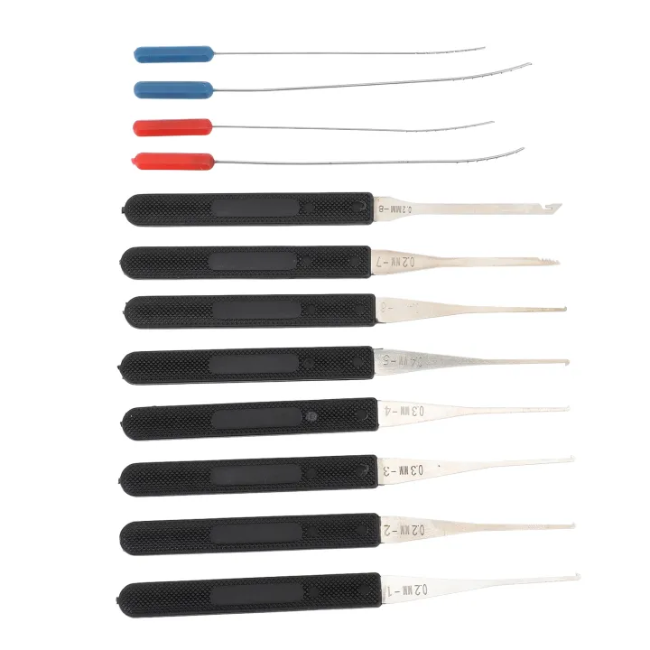 Broken Key Extractor 0.2‑0.4mm Broken Key Extractor Pick Tool Set Kit ...