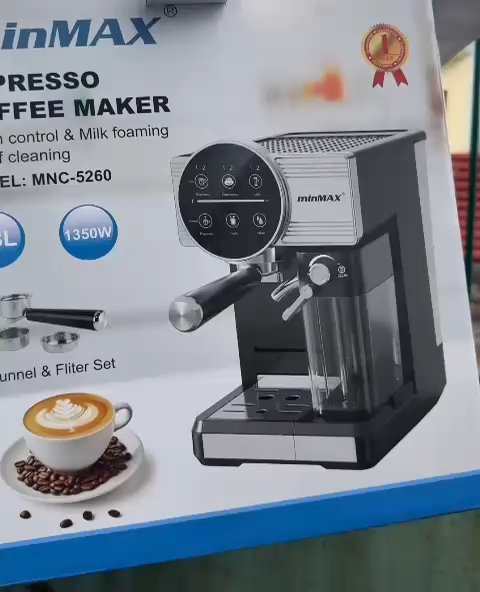 MinMax Espresso Coffee Maker Machine MNC-5260 Multifunction 1.8L ...