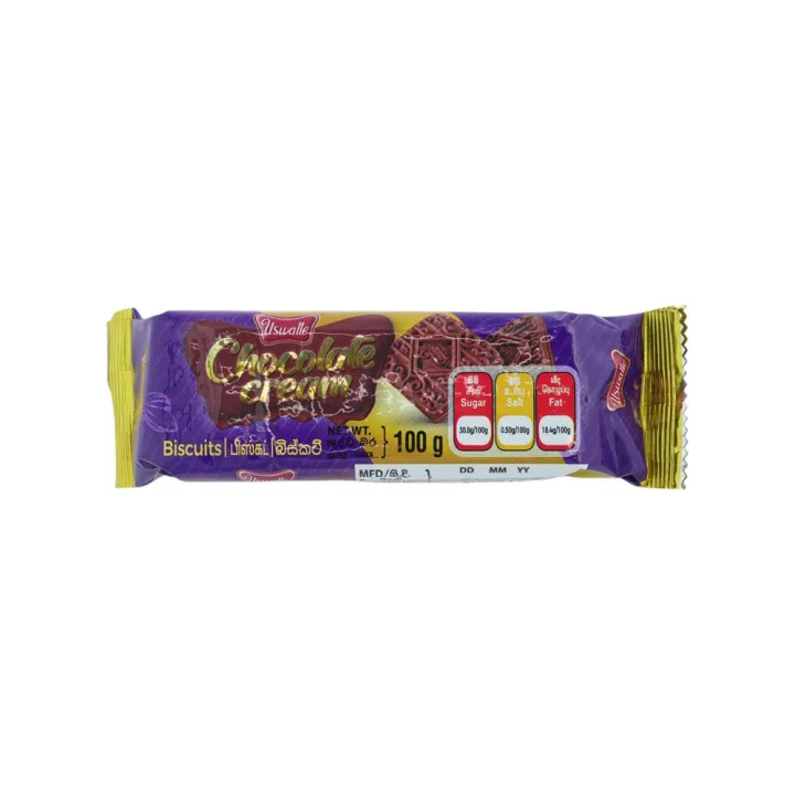 Uswatte Chocolate Cream Biscuit 100g | Daraz.lk