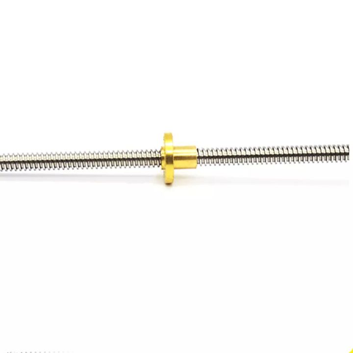 T8 Lead Screw OD 8mm Pitch Length 300 mm with Nut for 3D Printer | Daraz.lk