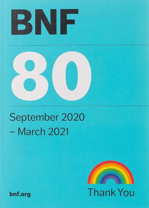 BNF 80 (British National Formulary) September 2020 | Daraz.lk