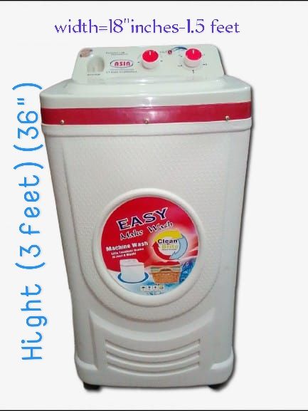 Asia washing machine fibre body power full motor | Daraz.pk