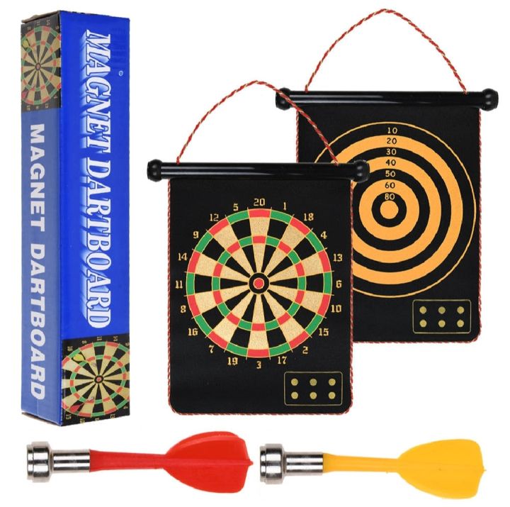 Magnetic Velvet Plastic Steel Magnet Reversible Dart Board Two-Sides ...