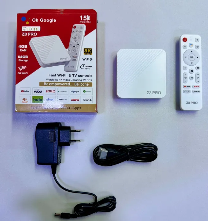 Original Z8 Pro 4GB+64GB Android 15.0 Version Google Assistant 4K@60fps ...