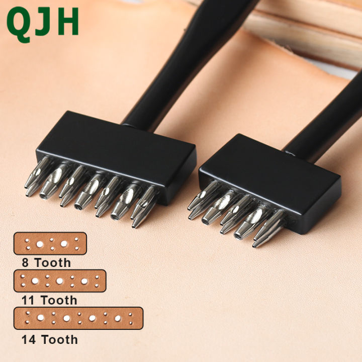 New Pattern Punch Leather Craft Chisel Leather Tools 7 Models Punching ...