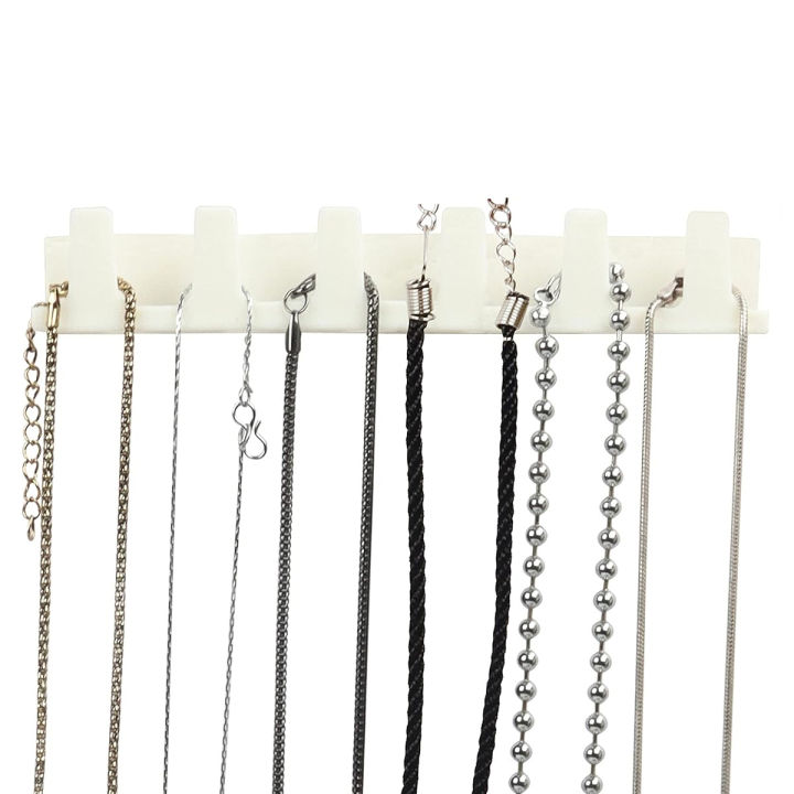 Adhesive Jewelry Display Rack Set Hanging Earring Necklace Ring Holder ...