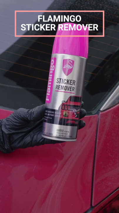 Flamingo Car Sticker Remover Glue Adhesive Residue Remover Tint Remover ...