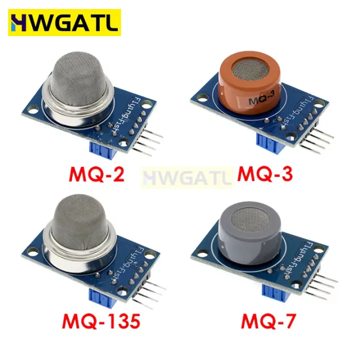 HWGATL MQ Series Sensors MQ135 MQ2 MQ3 MQ7 Detecting Gas Sensor ...