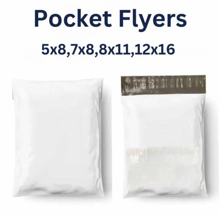 IMPORTED SIZE Flyer with adress pocket (IMPORTED) 8x11 Size flyer size ...