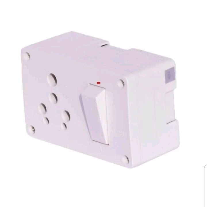 SS Combined Powersocket 5 Pin Socket 16A Heavy Power Socket With Box ...