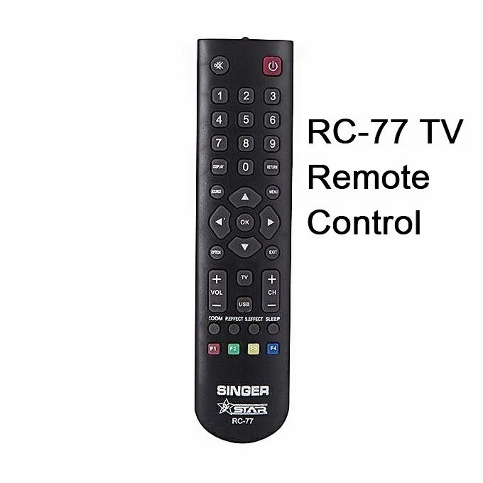 Rc 77 Singer Led Tv Remote Control. | Daraz.com.bd