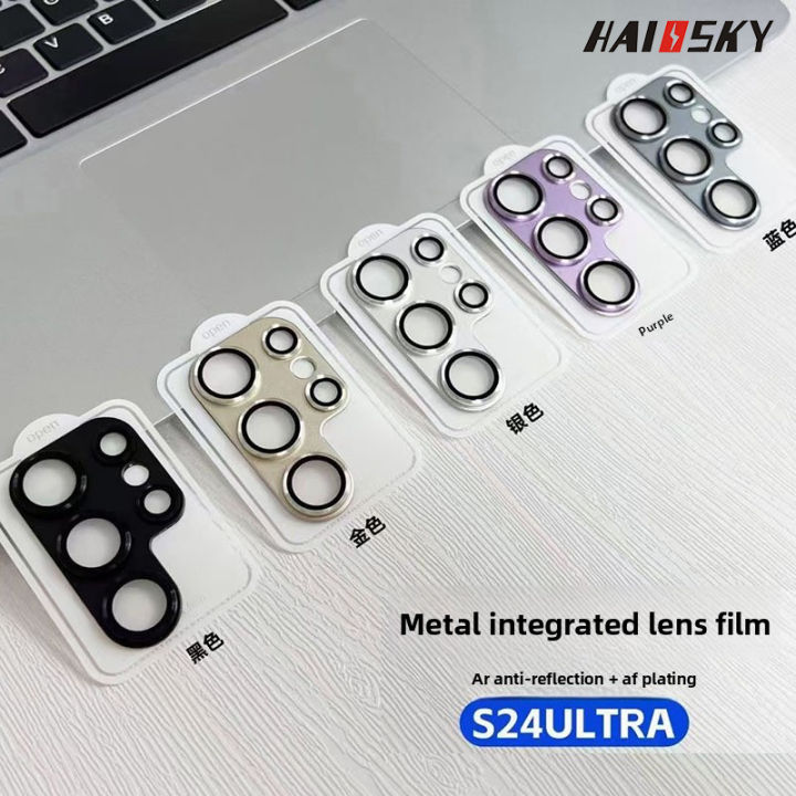 Metal Camera Lens Glass Protector for Samsung Galaxy S25 S24 Ultra S23 ...