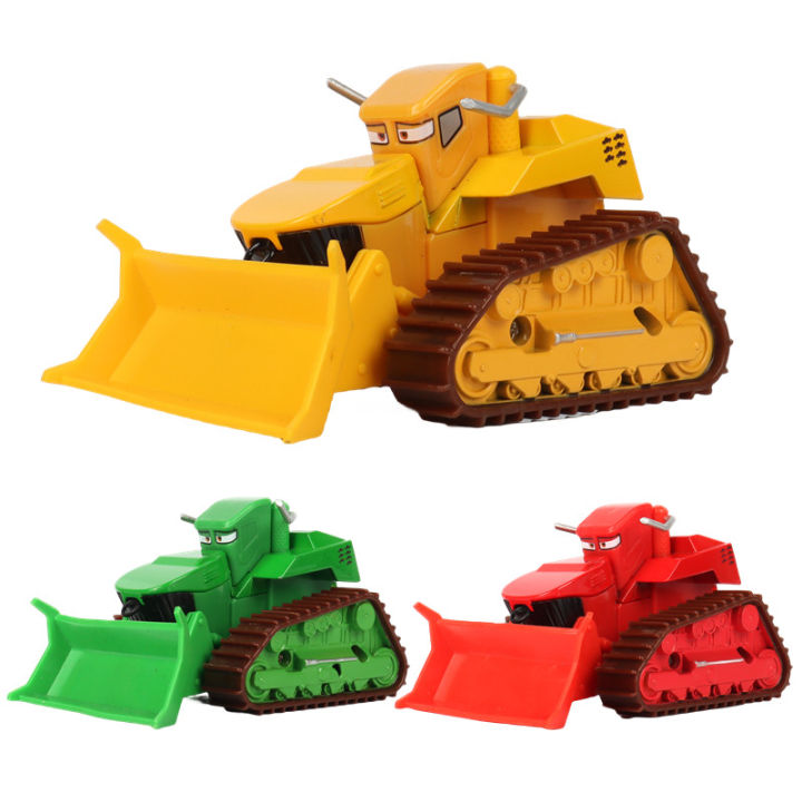 Disney Pixar Cars 2 3 Deluxe Frank Tractor Bulldozer Metal Model Car 1: ...