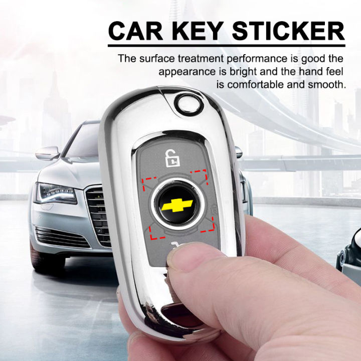 New 14mm Fob Car Logo Sticker for Car Remote Control Key For Chevrolet ...