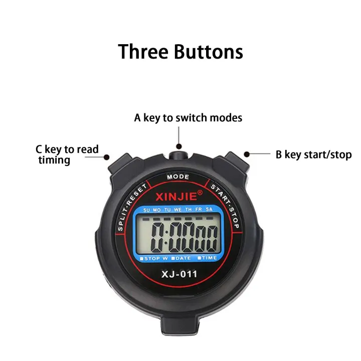 Chronometer Handheld Pocket Stopwatch 0.01s Accuracy Professional ...