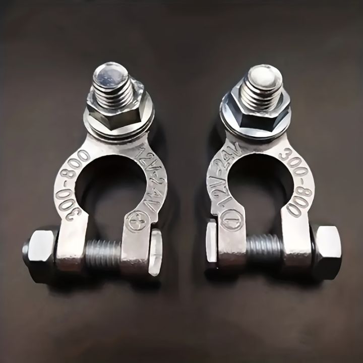 1 Pair Battery Clamp Terminal For Car Battery Charging With Quick ...