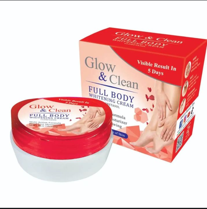 Glow And Clean Full Body Whitening Cream | Daraz.pk