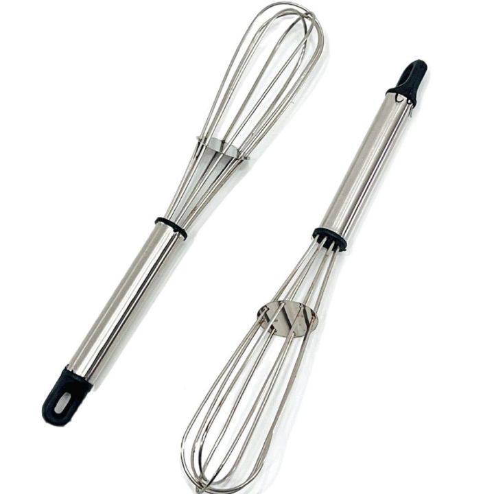 Stainless Steel Egg Beater - 8 Inches, Efficient Handheld Kitchen Tool ...