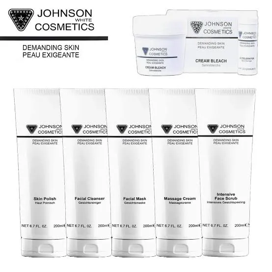 Johnson White Cosmetics Facial Kit for Demanding Skin – 5 Steps Skin ...