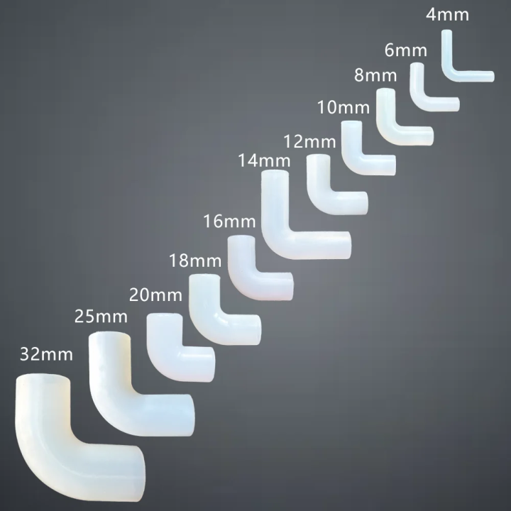 Silicone Elbow Flexible Repair Joint Hard Tube Soft Connector Right ...