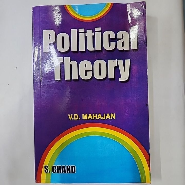 POLITICAL THEORY BY VD MAHAJAN | Daraz.pk
