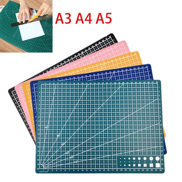 A3 A4 A5 PVC Cutting Mat Workbench Patchwork Cut Pad Sewing Manual DIY ...