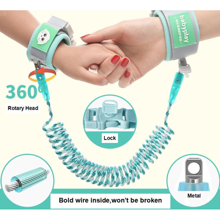 Kids Harness Anti Lost Wrist Outdoor Walking Hand Belt Band Child ...