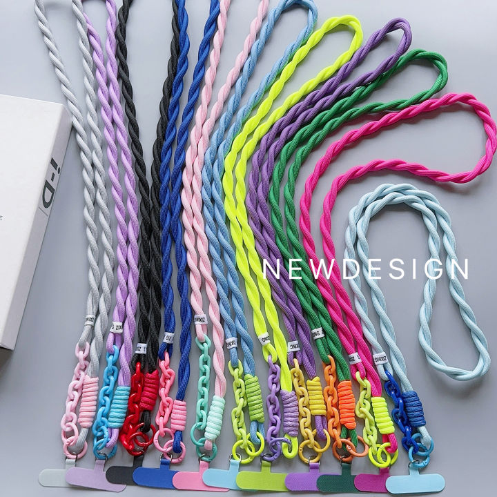 1Pc Long Mobile Phone Strap Portable Crossbody Strap Phone Case ...