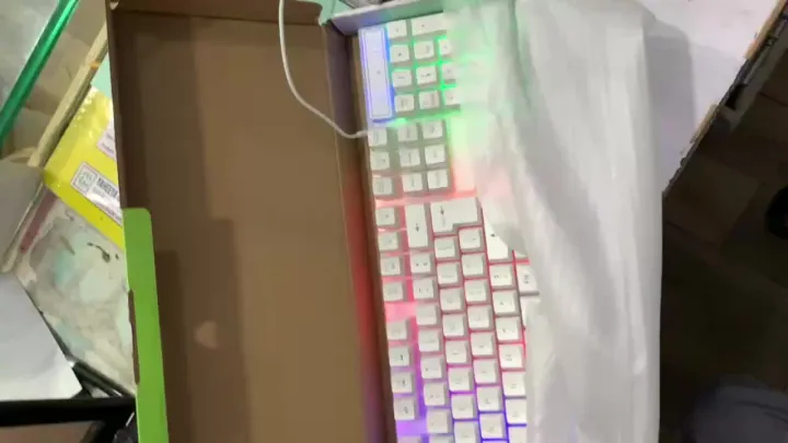 Gaming RGB Keyboard | Mechanical Feel | LED Backlight | USB Wired ...