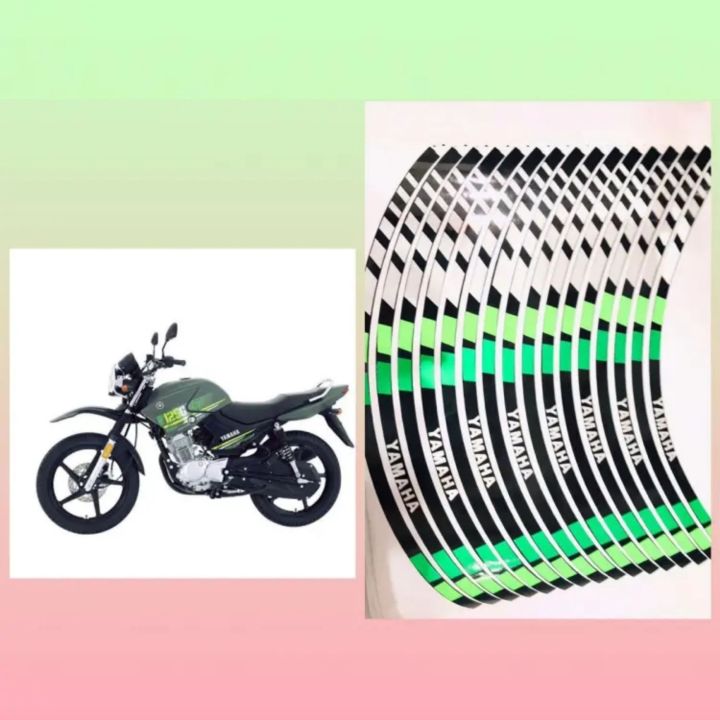 Rim Sticker Yamaha Models / Rim Stickers For Yamaha YBR-G Metallic Grey ...