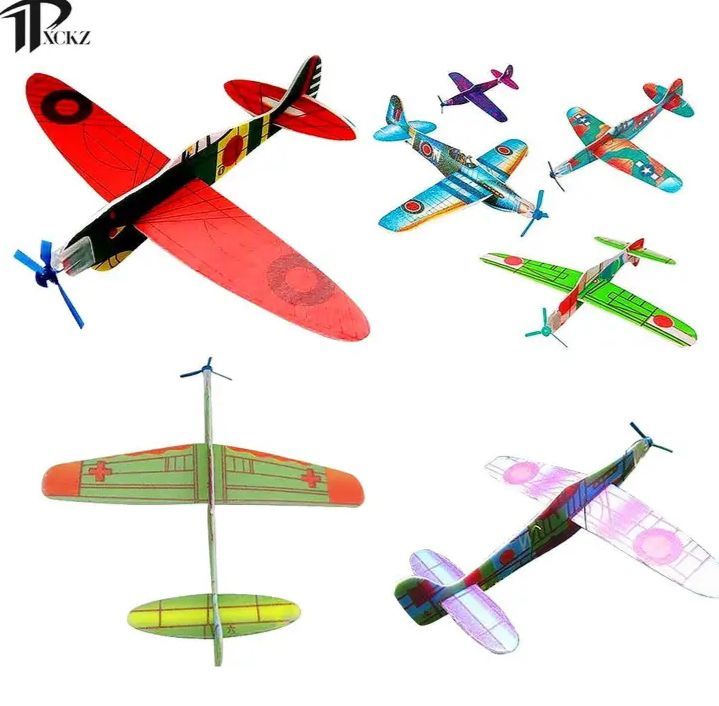 pack of 4 Childrens Flying polystyrene Glider Planes Model Plastic Toys ...