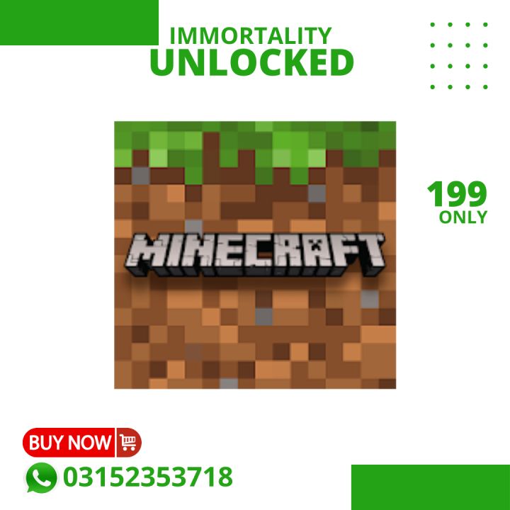 Minecraft (Immortality Unlocked) | Daraz.pk