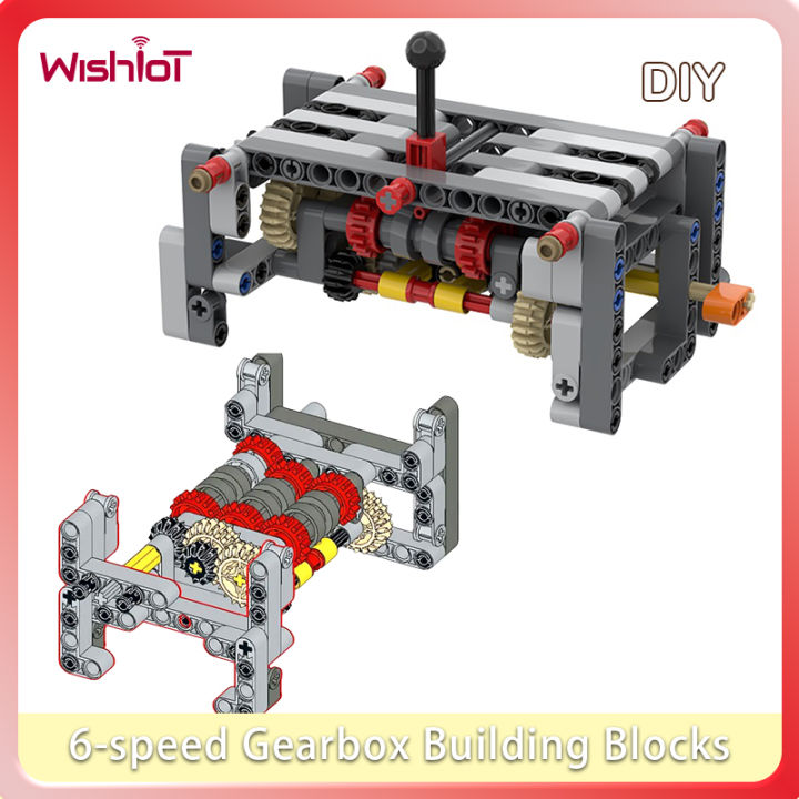 6-speed Gearbox Building Blocks 5 Speed + Reverse Small Particle Kit ...