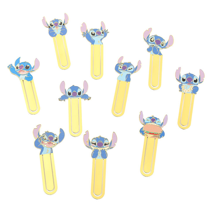 Disney Lilo & Stitch Creative Cartoon Bookmark Anime Figure Stitch ...