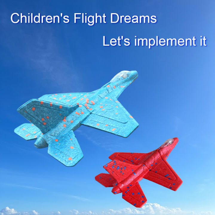 Fighter Foam Plane Glider Hand Throw Airplane Light Inertial EPP Bubble ...