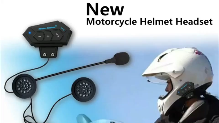 BT12 Wireless Helmet Bluetooth Headset,Microphone | Daraz.com.np