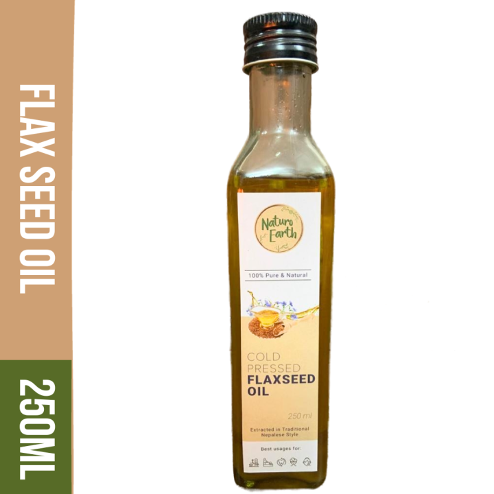 Naturo Earth Cold Pressed Flax Seed Oil - 250ml | Daraz.com.np