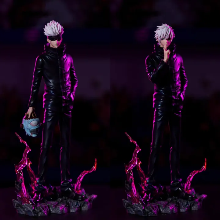 Jujutsu Kaisen Anime Figures Satoru Gojo Figure 2 Heads 2 Arms Action ...