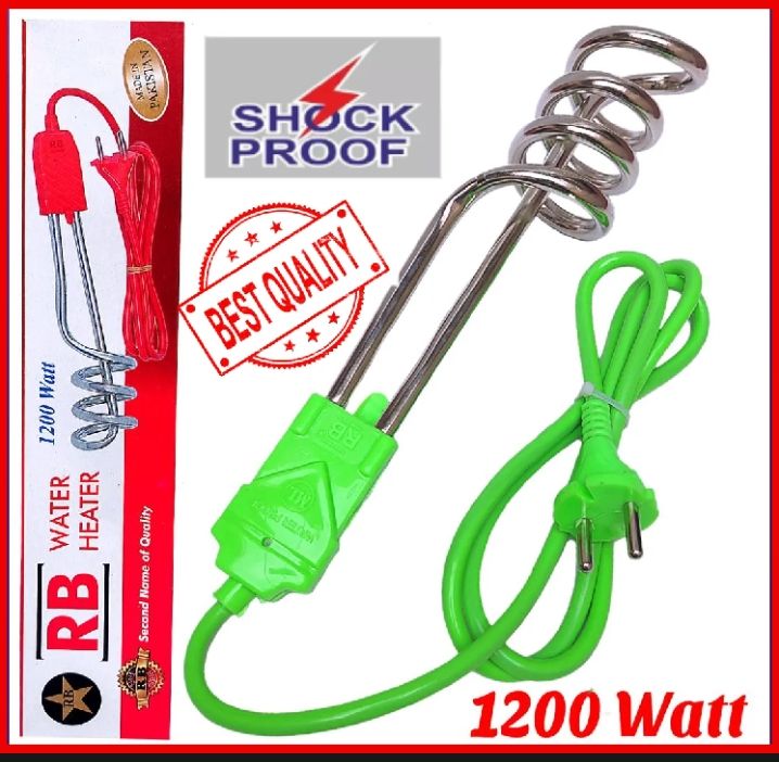 Water Heating Rod 1200W Shock proof / Electric Steel Boiling Immersion ...