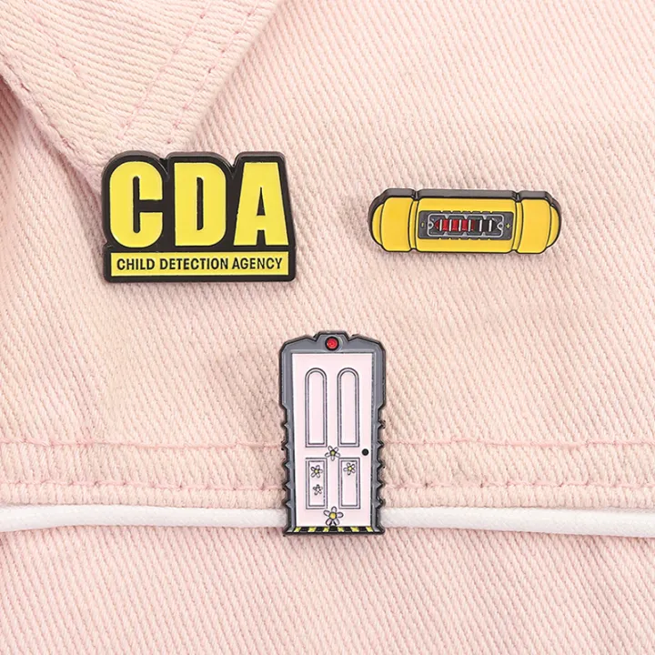 Child Detection Agency Enamel Pins Animated Movies CDA Monster ...