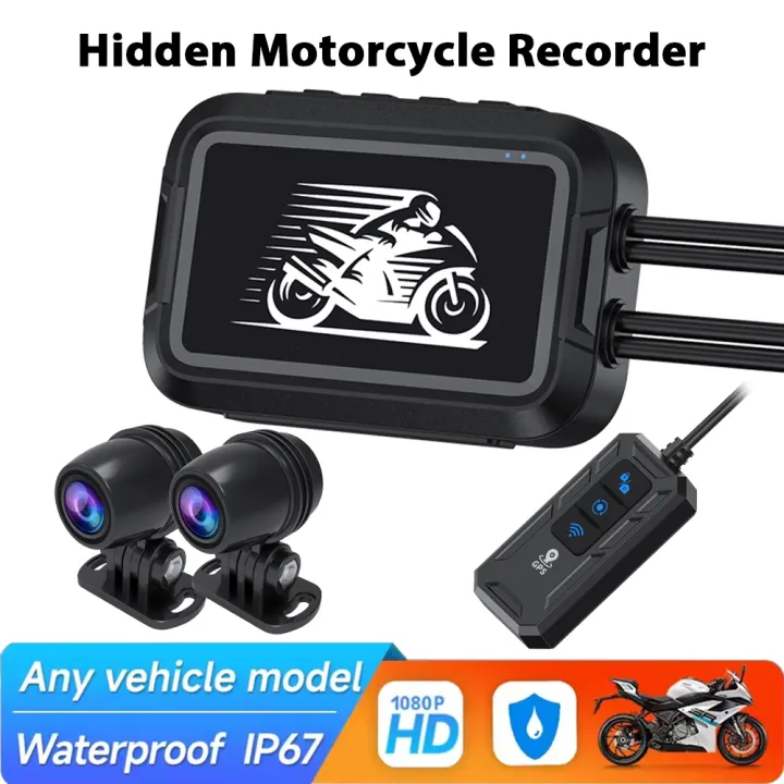 Motorcycle Dual 1080P No Screen DVR Waterproof 67 Action Camera ...