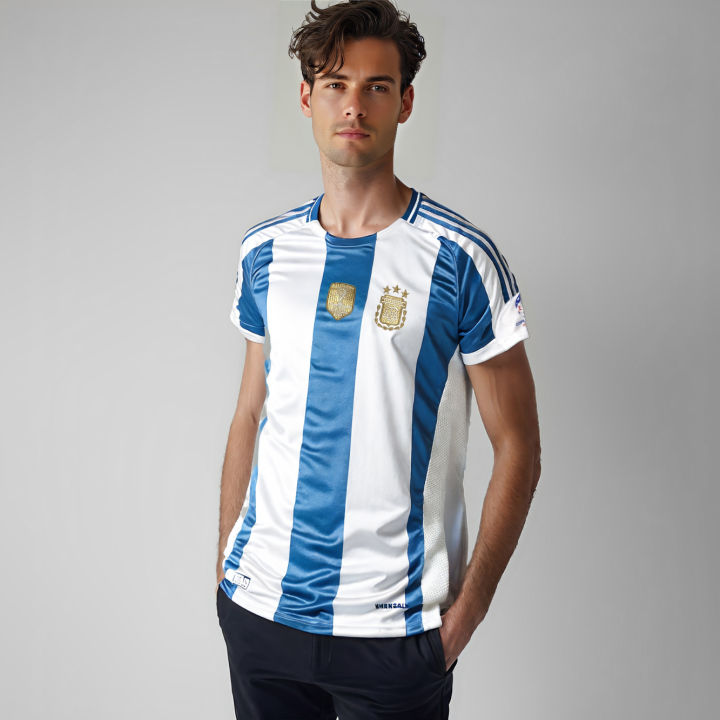 Copa America 2024 Argentina Home Jersey Short Sleeves | Daraz.com.bd