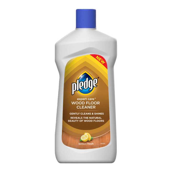MR MUSCLE Pledge Expert Care Wood Floor Cleaner Gently cleans and ...