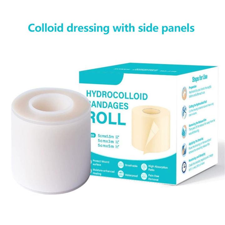 Hydrocolloid Roll For Wound Care Hydrocolloid Patch Bandages With Self ...